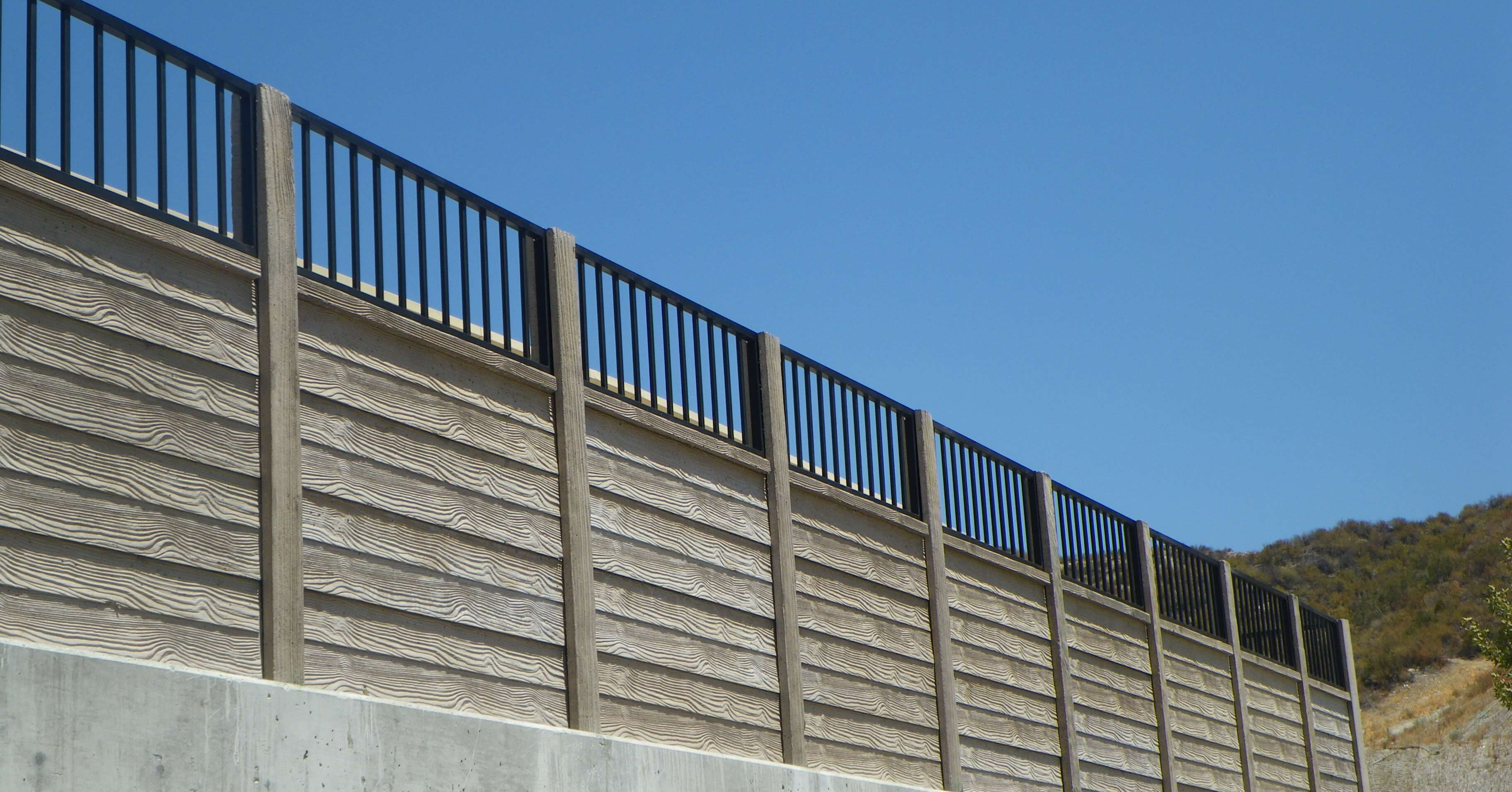 Precast Fence Applications | Concrete Fence | Hilltop Concrete